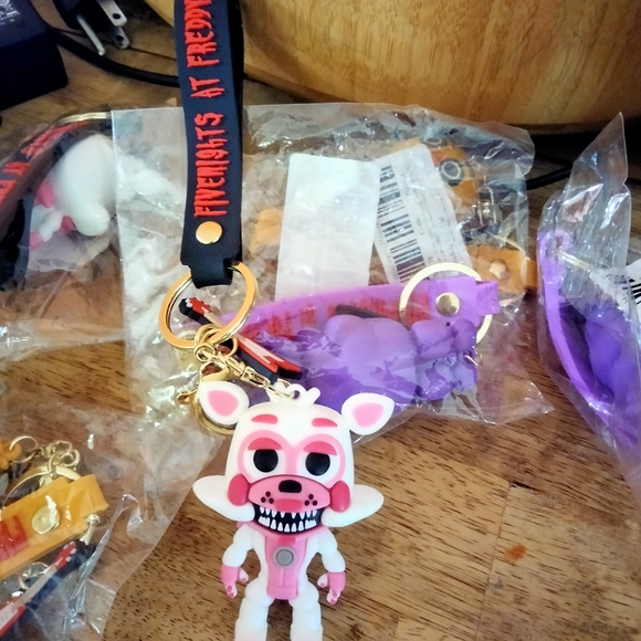 Accessories | Mangle Keychains From Freddy Five Nights Ready For A Birthday Gift | Poshmark